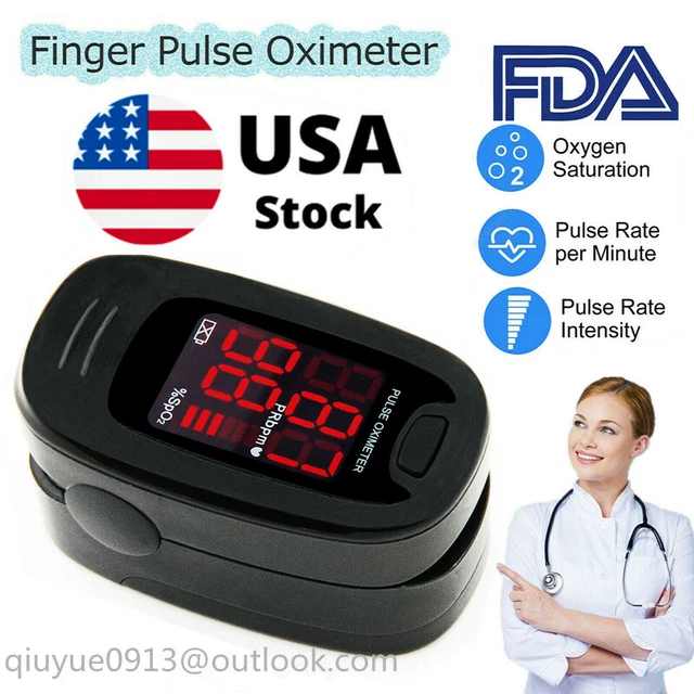CONTEC LED FINGERTIP pulse Oximeter Finger Pulse Blood Oxygen SpO2 ...