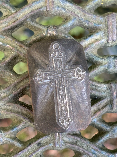 MATRICE ANCIENNE DE Croix Pectorale Fer Moule Catholique Religieux EUR ...