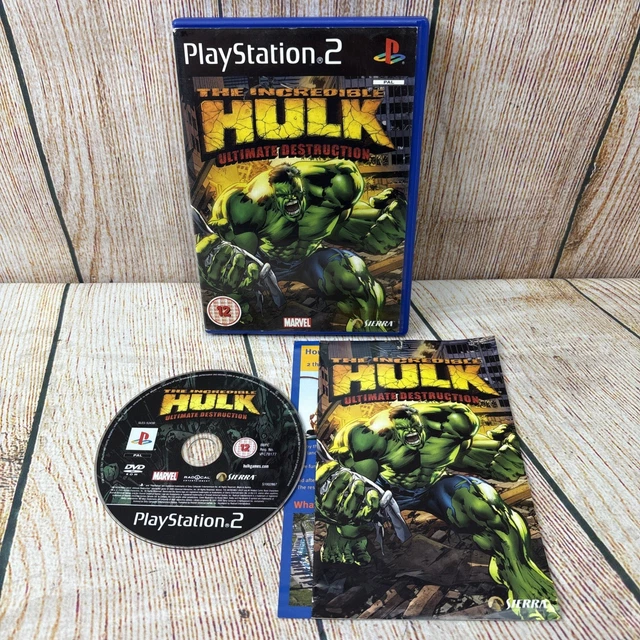 THE INCREDIBLE HULK Ultimate Destruction Sony PlayStation 2 (PS2 ...