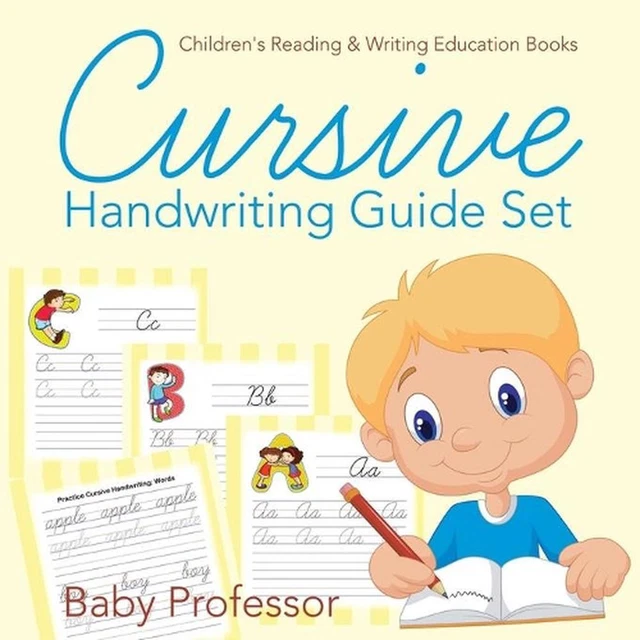 CURSIVE HANDWRITING GUIDE Set: Children's Reading & Writing Education ...