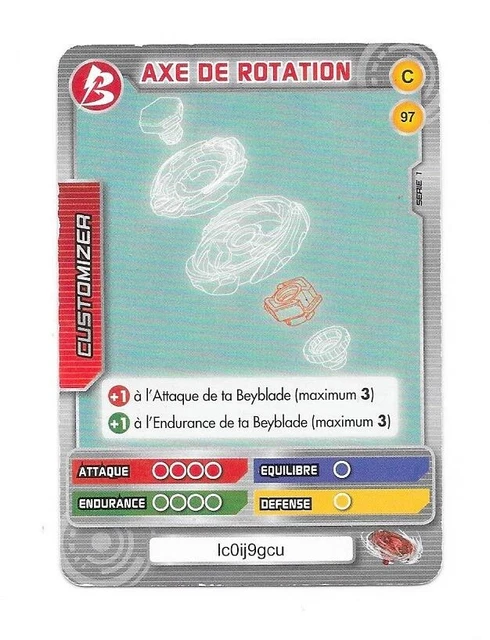 CARTE - BEYBLADE - Axe de rotation - N°97 - Série 2 EUR 2,00 - PicClick FR