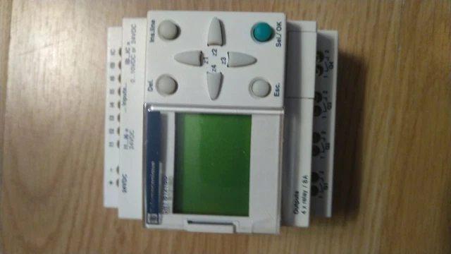 SCHNEIDER TELEMECANIQUE ZELIO PLC SR1B201BD Programmable Smart Relay ... SCHNEIDER TELEMECANIQUE ZELIO PLC SR1B201BD Programmable Smart Relay ...