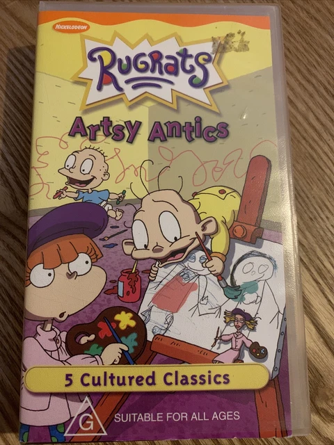 RUGRATS : ARTSY Antics (Pal Vhs Video Tape) Near new $1.50 - PicClick AU