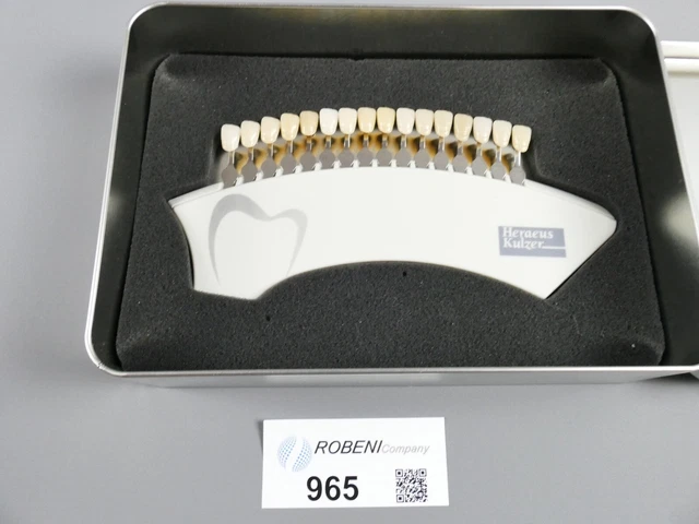 HERAEUS KULZER PROSTHETIC Color Wrench/Prosthetic Shade Guide A-D 965 £ ...