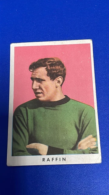 FIGURINA CARTONATA ED.RASA,LEGGETE Football,Gino Raffin Venezia ,1961 ...