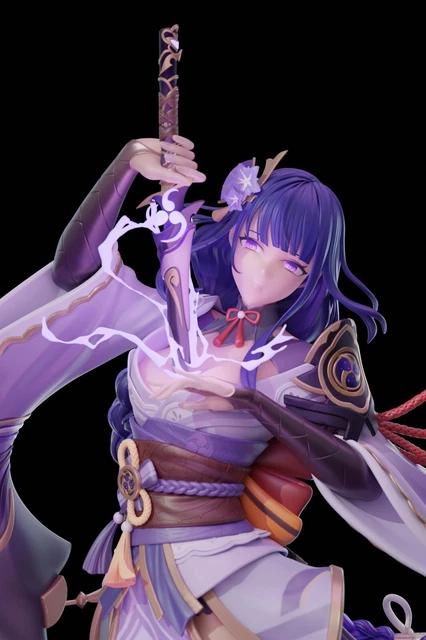 FIGURINE DÉCOR SHOGUN Genshin Impact Raiden collection PVC modèle anime ...