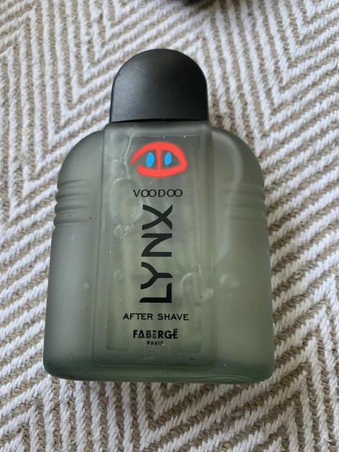 RARE VINTAGE LYNX Voodoo Faberge Paris Men’s 100ml Full Aftershave ...
