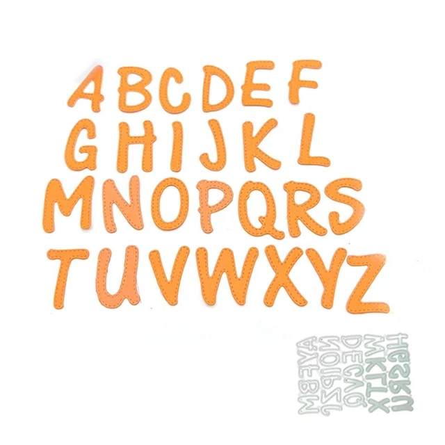 LETTER CUTTING DIES Alphabet Die Cuts for Greeting Card Making DIY ...