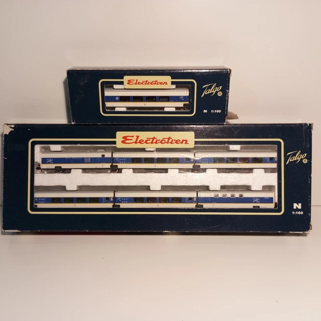 RENFE SET TALGO Pendular 200 + Cafetería Electrotren 7201K+7223 (G894 ...