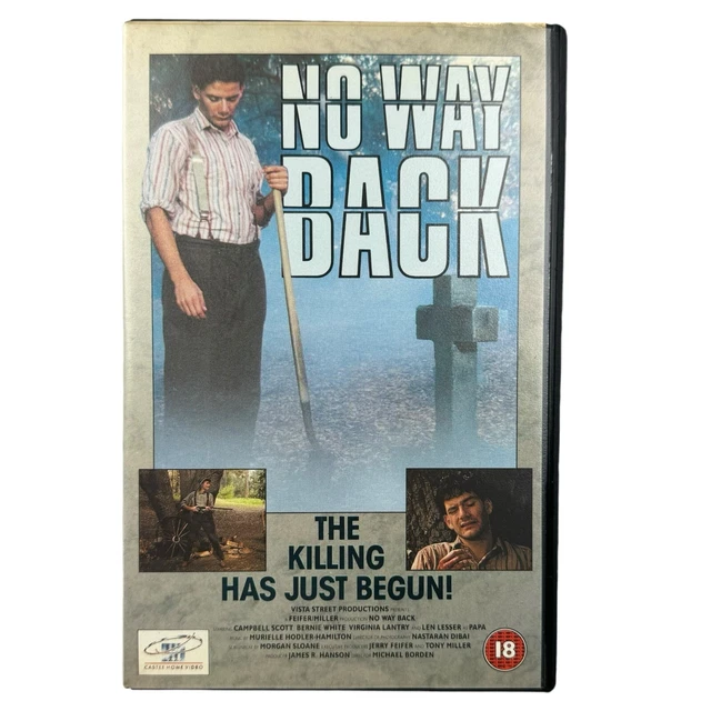 NO WAY BACK Video VHS Ex Rental Large Case Horror Film Cert 18 1988 £9. ...