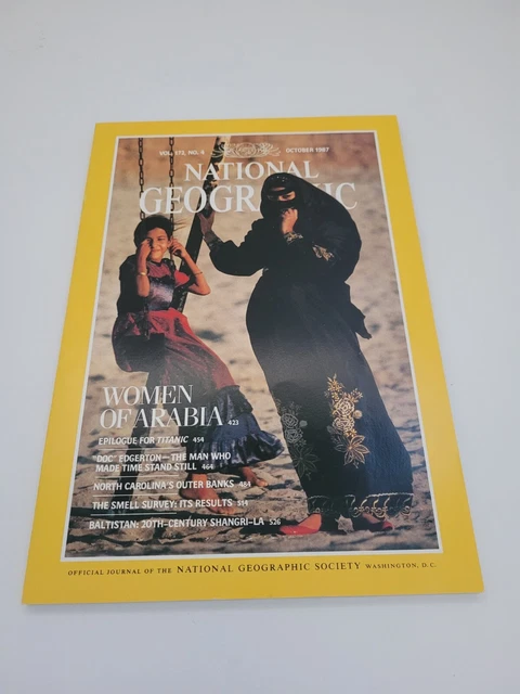 NATIONAL GEOGRAPHIC MAGAZINE -VOL. 172 NO.4 OCTOBER 1987 (BOOK-39-M-0 ...