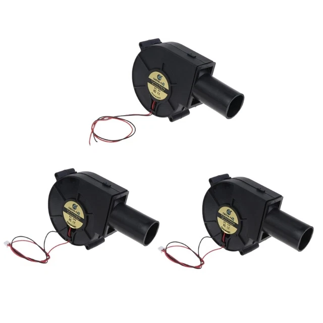 2 PIN ELECTRIC Blower 5V-24V BBQ Fan Charcoal Chimney Starter 3800R ...