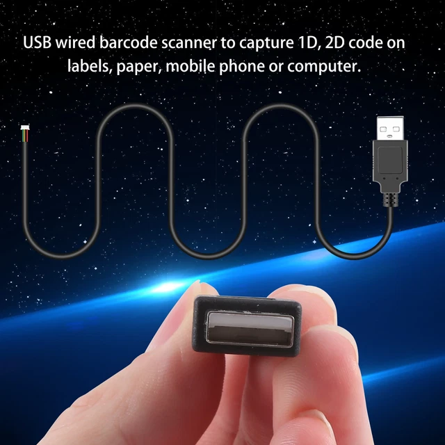 GM65 1D 2D Barcode Scanner USB UART PDF417 Bar Code Reader QR Code ...