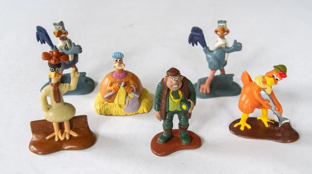 CHICKEN RUN MINI figures, Dreamworks Aardman Pathe, 1999 x 6 £15.95 ...