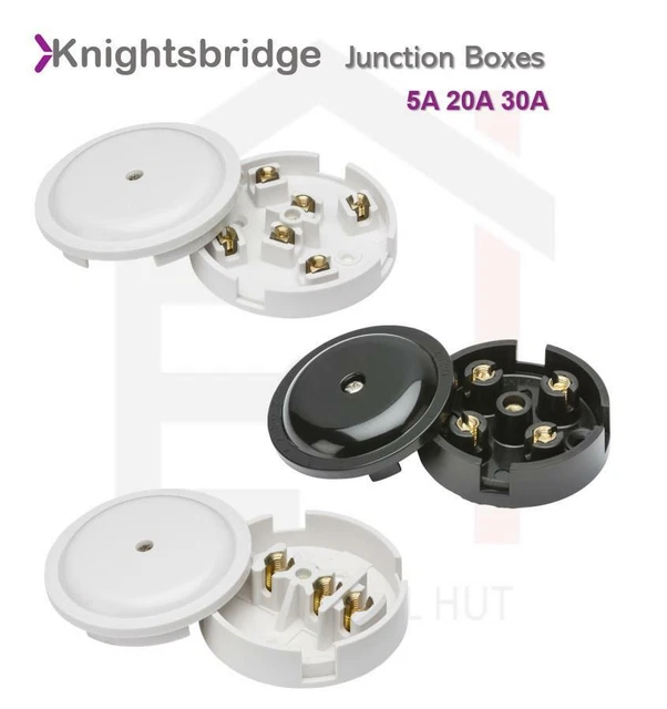 5A 20A 30A Knightsbridge Junction Box Electrical Connection Terminal 3 ...