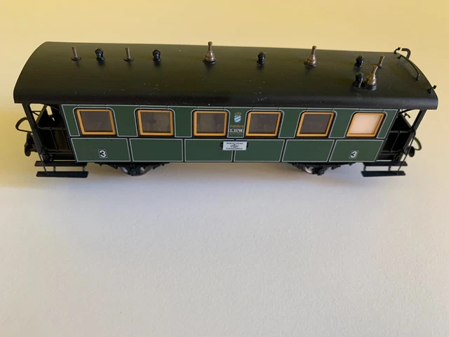 TRIX HO N°23700 Vettura passeggeri 3ªClasse Ferrovie N.BAY. ST B EUR 16 ...