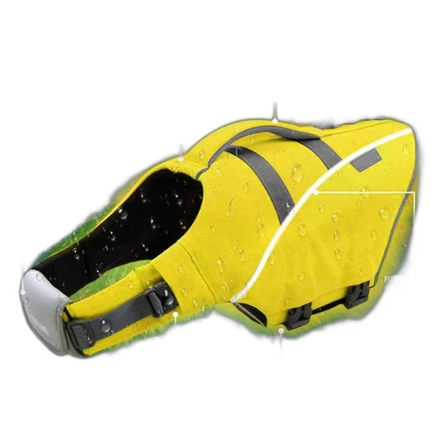 NEW ZOOLAND WAVE Rider Dog Safety Swimming Life Vest w/ Leash Dog Size ...