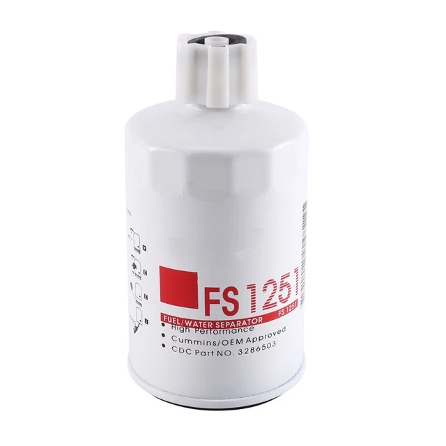 FOR FS1251 CUMMINS Fleetguard Fuel /Water Separator Replacement R5K6 £ ...