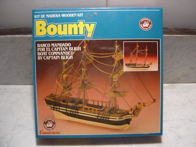 MAQUETTE DU VOILIER "Le Bounty" du capitaine Bligh de"Constructo ...