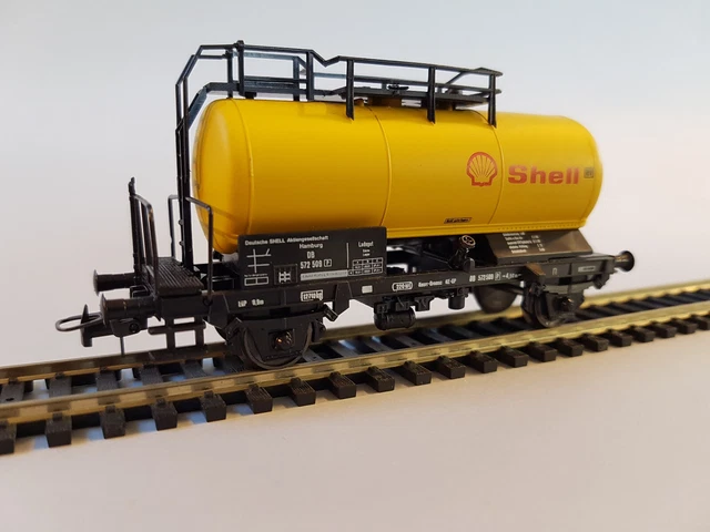 ROCO 4337B KESSELWAGEN „Shell“ der DB H0 1:87 in OVP EUR 16,60 ...
