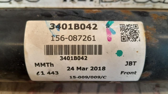 MITSUBISHI L200 PROP Shaft Front Manual Super Select Mk5 6 2015-2021 £ ...