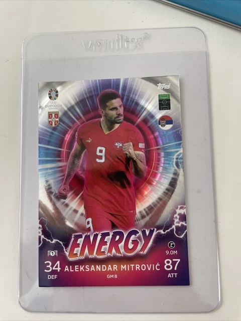 TOPPS MATCH ATTAX Uefa Euro 2024 Aleksandar Mitrovic Energy Card £3.20 ...