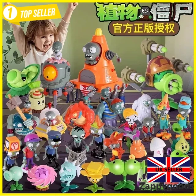 PLANTS VS ZOMBIES Large Action Figure PVZ figurine Model Board Game ...