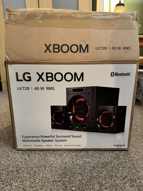 LG LK72B BLUETOOTH Hi-Fi Multimedia Sound System - Black £16.15 ...