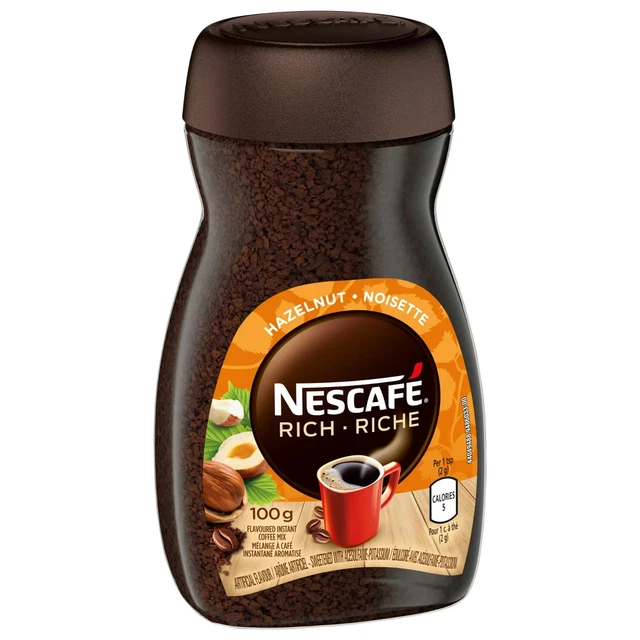 2 X NESCAFE Rich Hazelnut Instant Coffee 100 g, 100 GR $29.99 - PicClick CA