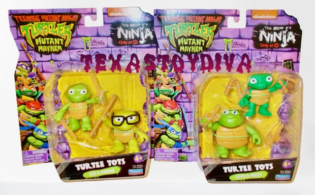TEENAGE MUTANT NINJA Turtles Mutant Mayhem Figure Set Of 4 Leo Don Raph ...