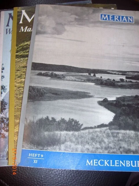 4 MERIAN HEFTE-MAKEDONIEN + Athoskloester,Varsavia,Südtirol,Meclemburgo ...