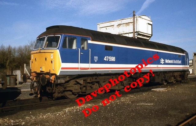 ORIGINAL 35MM Slide Diesel / Electric Train / Railway 47598 Oxford ... ORIGINAL 35MM Slide Diesel / Electric Train / Railway 47598 Oxford ...