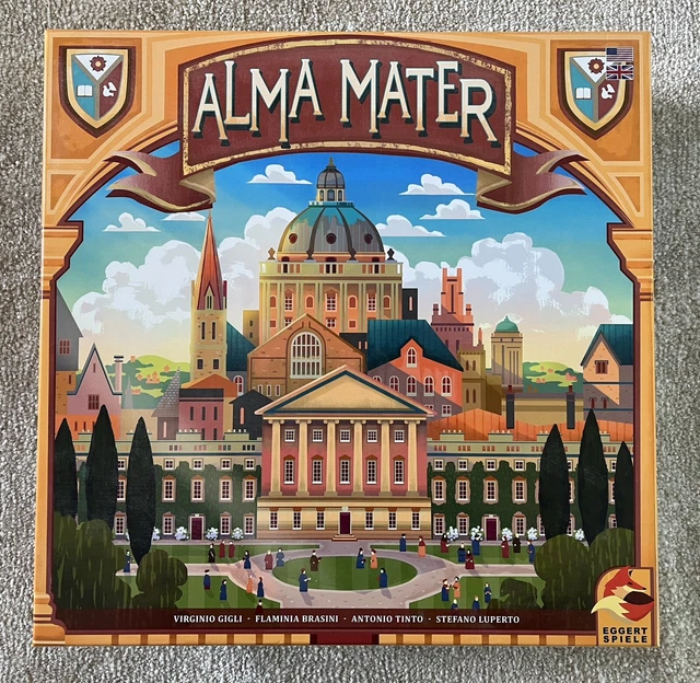ALMA MATER - Euro Style Board Game by Eggert Spiele - Mint Condition. £ ...