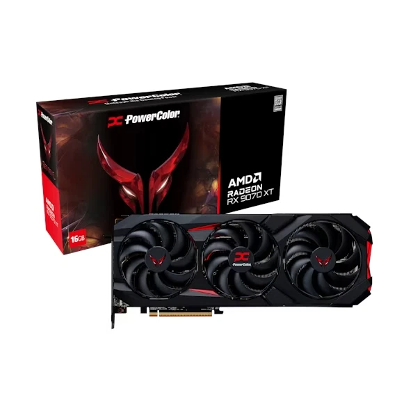POWERCOLOR RADEON RX 9070 XT 16 GB Red Devil Graphics Card | IN HAND ...