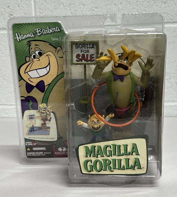 MAGILLA GORILLA & Mr. Peebles Hanna Barbera figure cartone animato ...