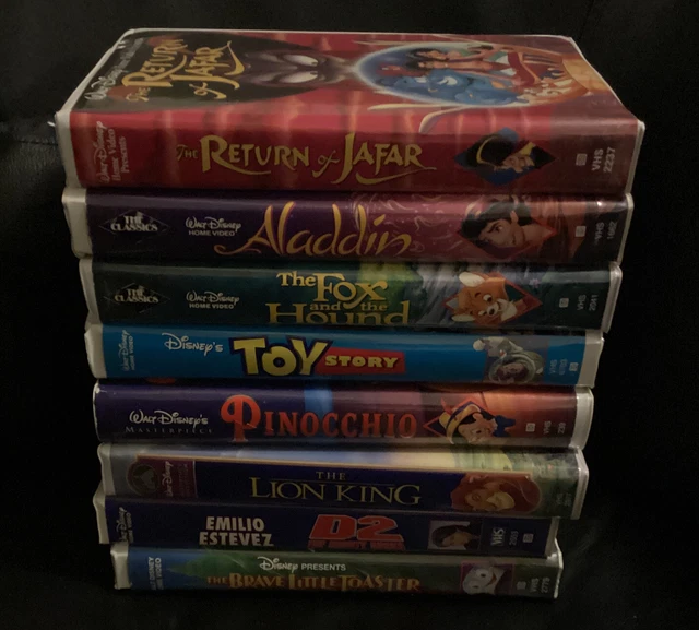 WALT DISNEY LOT of 8 Clamshell VHS Tapes $16.95 - PicClick AU