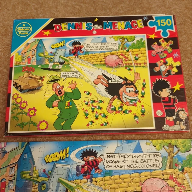 FALCON BEANO DENNIS the Menace and Gnasher 150 Piece Jigsaw Puzzle (E2 ...