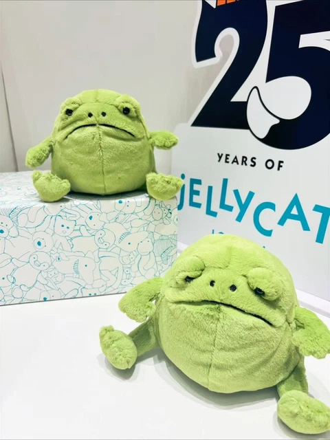 NEW JELLYCAT RICKY Rain Frog Plush Toy With Tag Amphibian Dolls Great ...