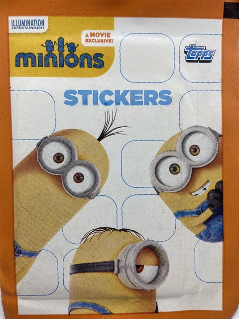 TOPPS MINIONS STICKER Album + 50 Minions Sticker Packs (250 stickers) £ ...