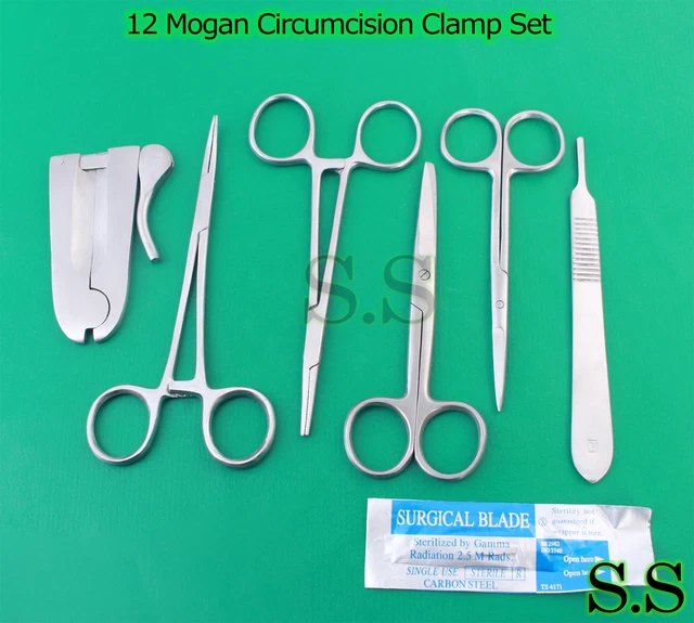 12 MOGAN CIRCUMCISION Clamp Set Instruments Surgical Urology Perfect ...