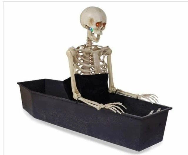 RISING SKELETON ANIMATRONIC In Coffin You Are Dying To Get It!!! EUR ...