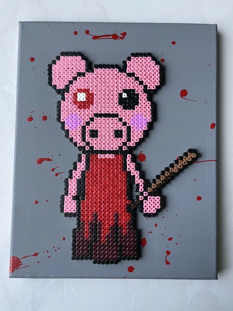 PIXEL ART / Perles A Repasser Tableau De Miss Piggy Dans Roblox EUR 11 ...