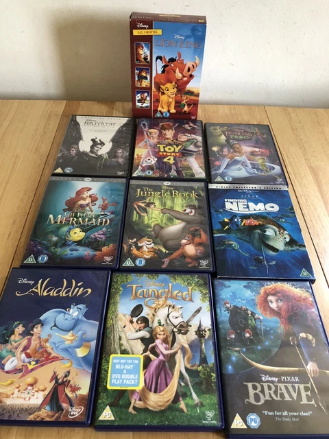 CHILDREN'S DVD BUNDLE 12x Animation Family Movies Films Disney VG C EUR ...