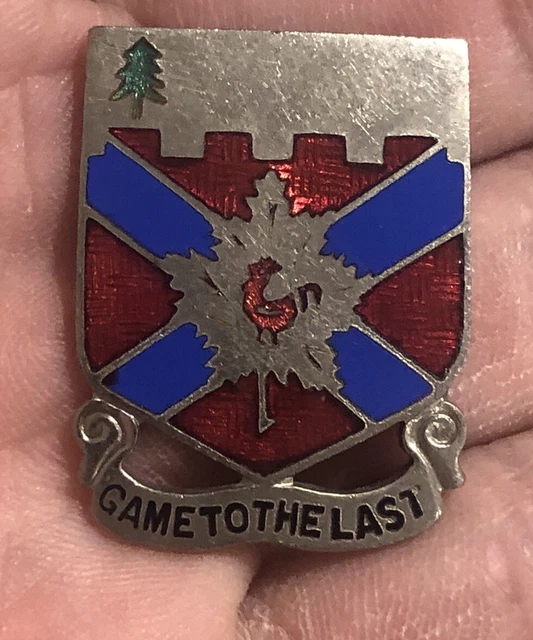 RARE! WWII WW2 243rd Coast Coastal Artillery Regiment DUI DI Crest ...