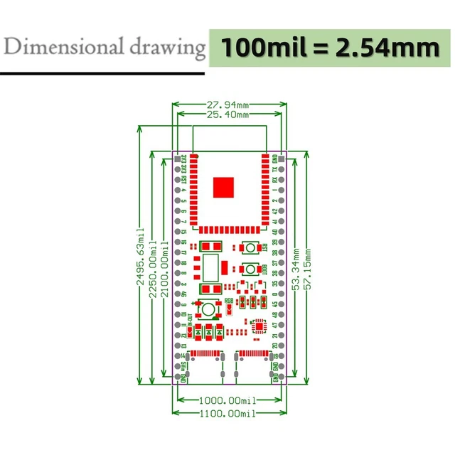 ESP32S3 DUAL MODE Core Board for Wireless Communication (66 characters) £9.46 - PicClick UK