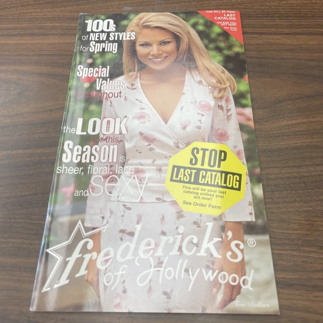 1998 Fredricks Of Hollywood Catalog Vol 108 Issue 437 Catalog 8200 12 96 Picclick Ca