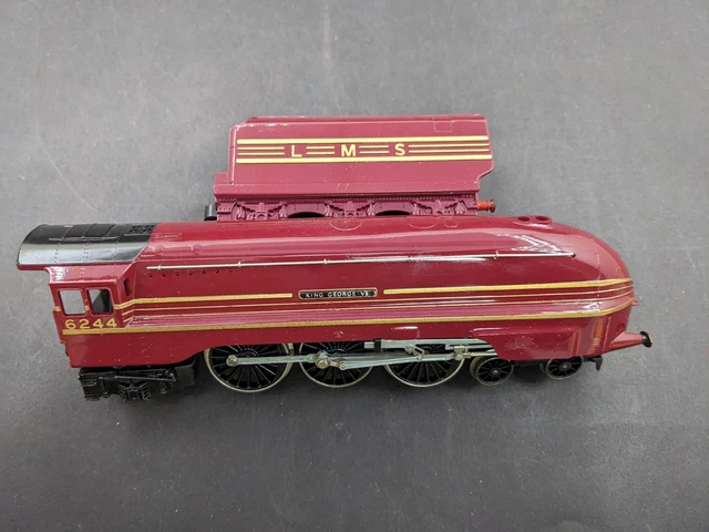 TRIANG HORNBY R871 4-6-2 Maroon coronation locomotive LMS excellent ...