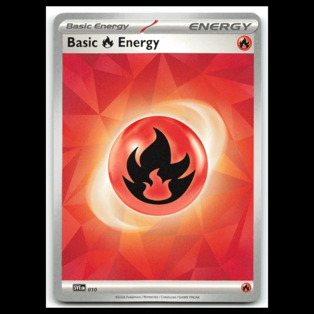 BASIC FIRE ENERGY #10 2025 Scarlet - Violet Series - Prismatic ...