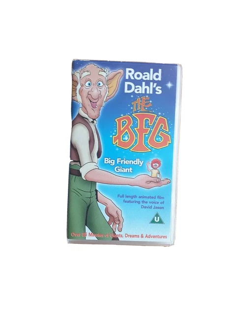 ROALD DAHLS BFG Cartoon VHS Video Tape - pre owned - U certificate £1. ...