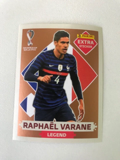PANINI FIFA WORLD Cup Qatar 2022 Extra Sticker Raphael Varane - Legend Bronze. £9.99 - PicClick UK